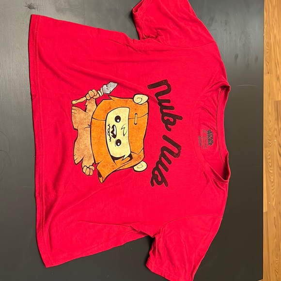 Tops | Disney X Star Wars Red Nub Nub Shirt | Poshmark